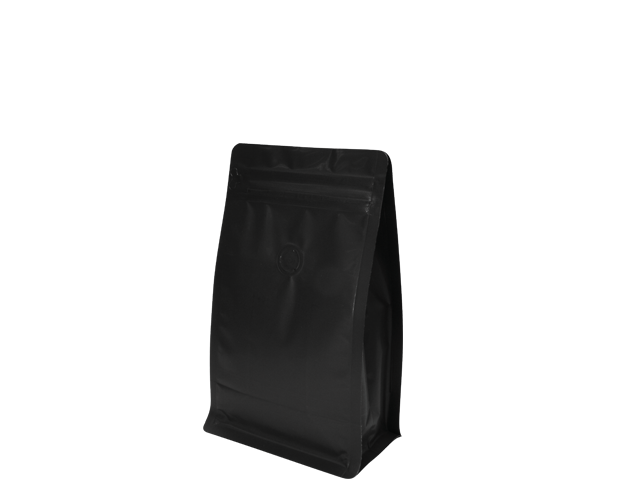 250g Box Bottom Coffee Bag | Black | Roastar NZ